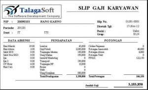Contoh Slip Gaji Lengkap dengan Format Terbaru – Hrdpintar