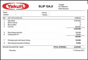 Contoh Slip Gaji Lengkap dengan Format Terbaru – Hrdpintar